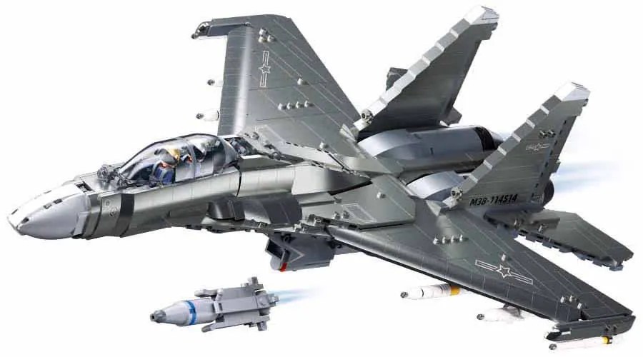 Sluban Model Bricks M38-B1273 Stíhací letoun J-16 1:44