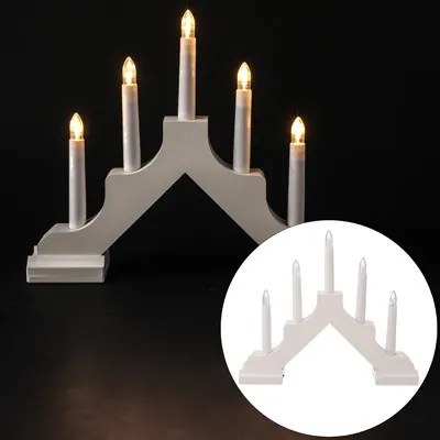 Svícen LED bílý