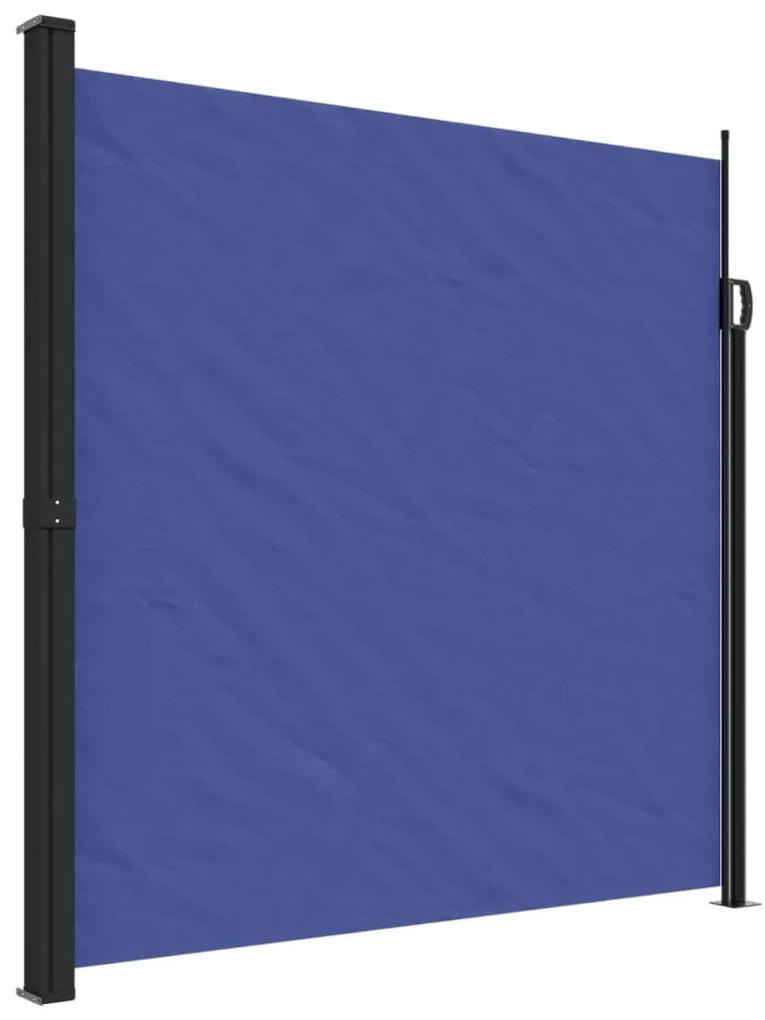 Zatahovací boční markýza modrá 200 x 600 cm