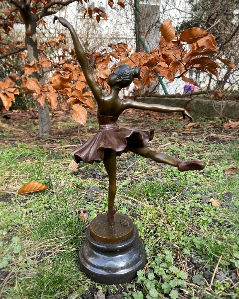 Vídeňský bronz socha soška - Balerína 5