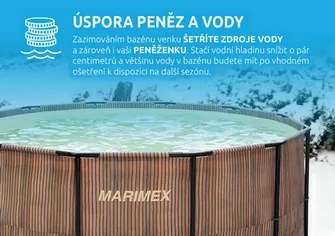 Bazén Florida 3,05x0,91 m TEAK vč. skimmeru Marimex 10340284
