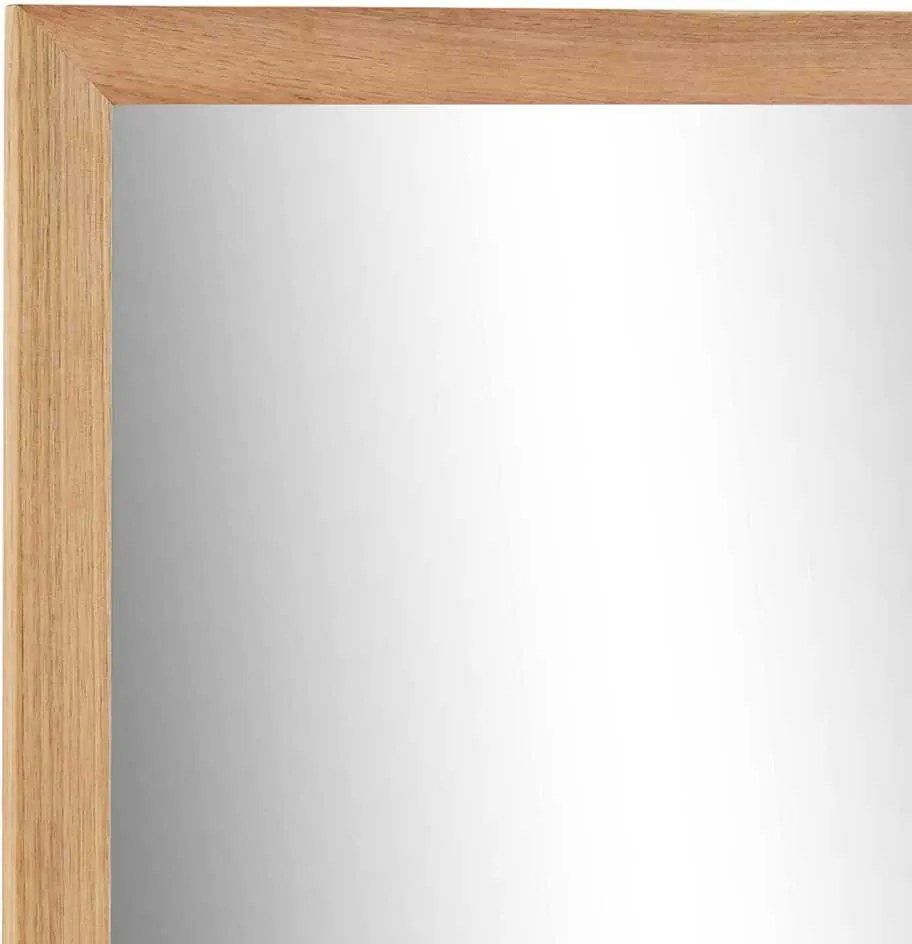 Koupelnové zrcadlo 60 x 12 x 62 cm masivní ořechové dřevo 247605