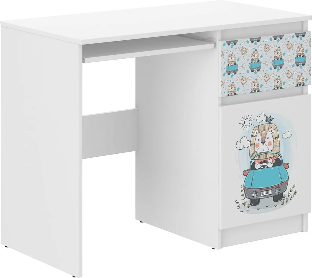Wooden Toys Dětský psací stůl N-33 KRÁL LEV