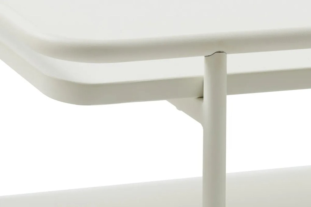 Designový konferenční stolek Harinder 75 cm šedý
