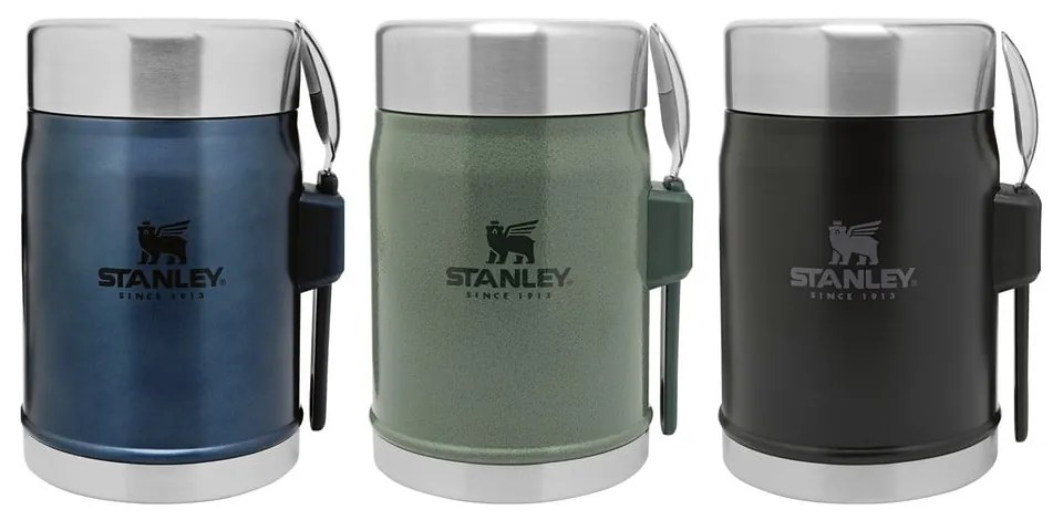 Zelená termoska na jídlo z nerezové oceli 400 ml Legendary Classic Hammer Tone Green – Stanley