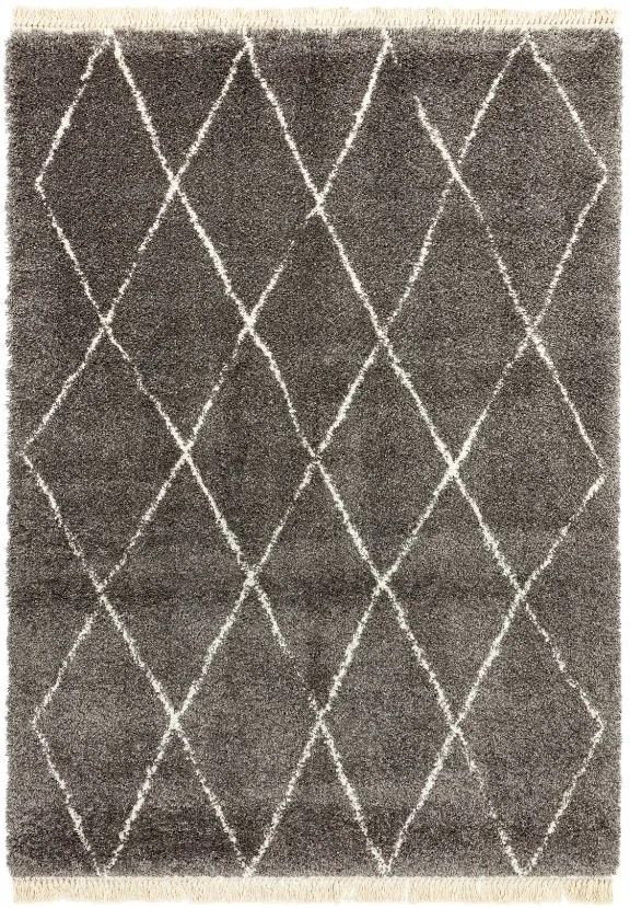 Šedý koberec Lever Grey Diamond Rozměry: 200x290 cm