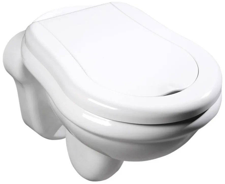 Kerasan RETRO závěsná WC mísa, 38x52cm, bílá 101501