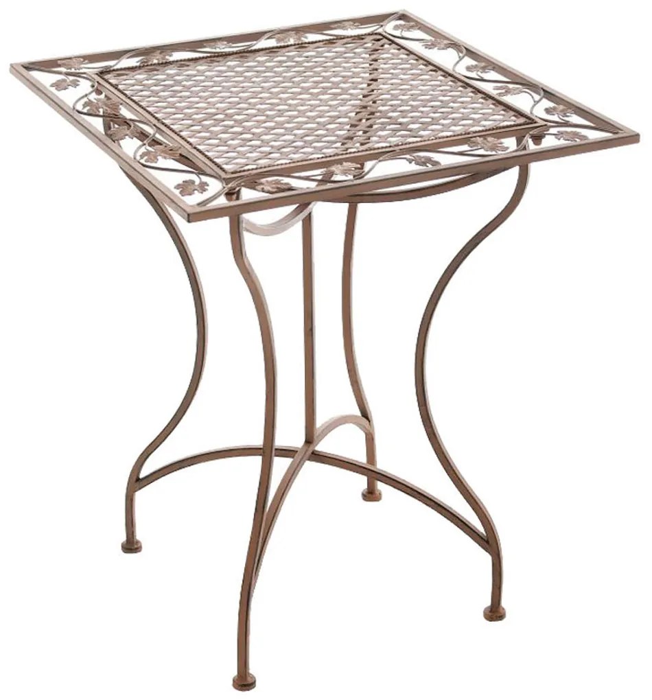 Kovový stůl GS19599 - Hnědá antik