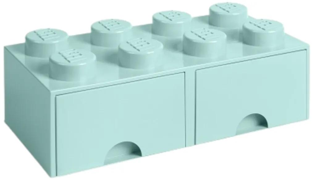 OnaDnes -20% Lego® Tyrkysový úložný box LEGO® Storage 25 x 50 cm