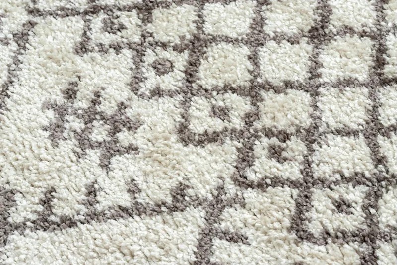Dywany Łuszczów, Kusový koberec Berber Tanger B5940 cream and brown, 160x220, béžová, obývací pokoj