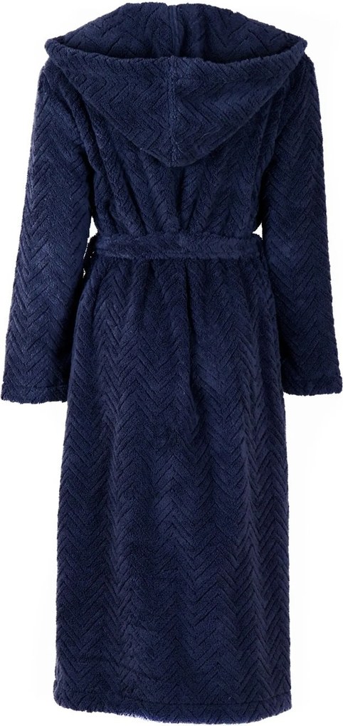 Bavlněný župan Athena s kapucí tmavě modrá 31 16 5952 unisex - M