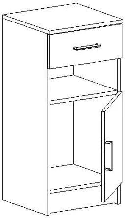 Předsíňová stěna MÁŠENKA I jasan šimo