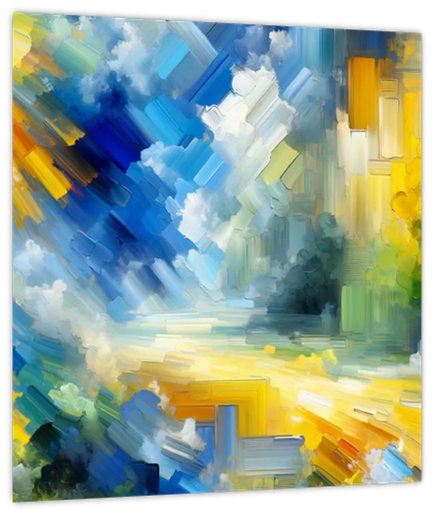Obraz - Abstraktní slunečný den (30x30 cm)