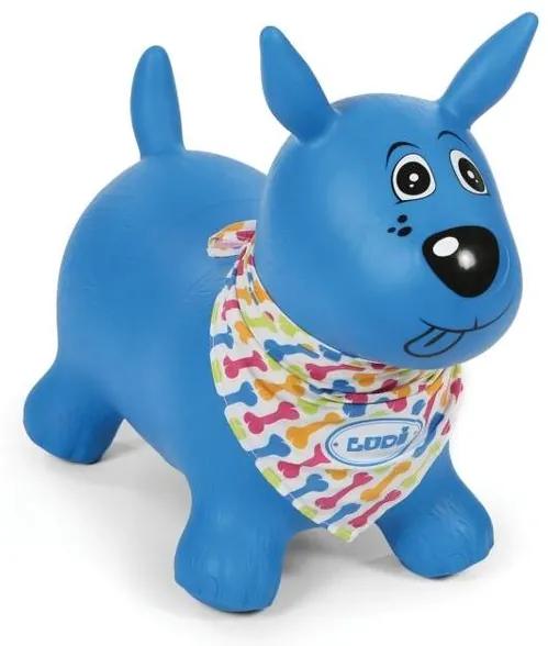 Skákací pes modrý