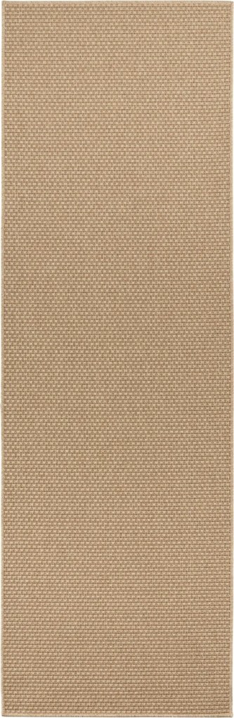 Behúň Nature 104271 Beige – na von aj na doma, 80x250, béžová, chodba / predsieň, BT Carpet