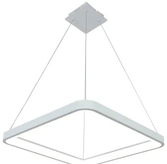 Brilagi - LED Stmív. lustr na lanku FALCON SLIM LED/50W/230V 50x50 cm bílá + DO