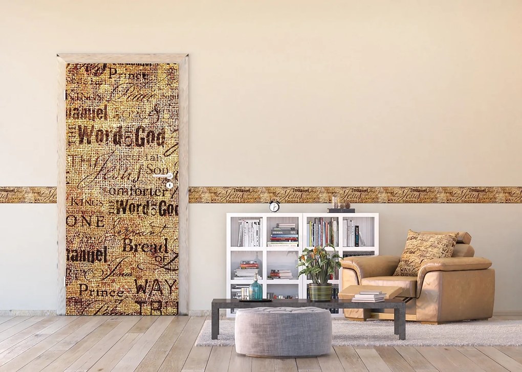 Samolepící bordura na zeď Canvas | 5 m x 13.8 cm | DWB8200
