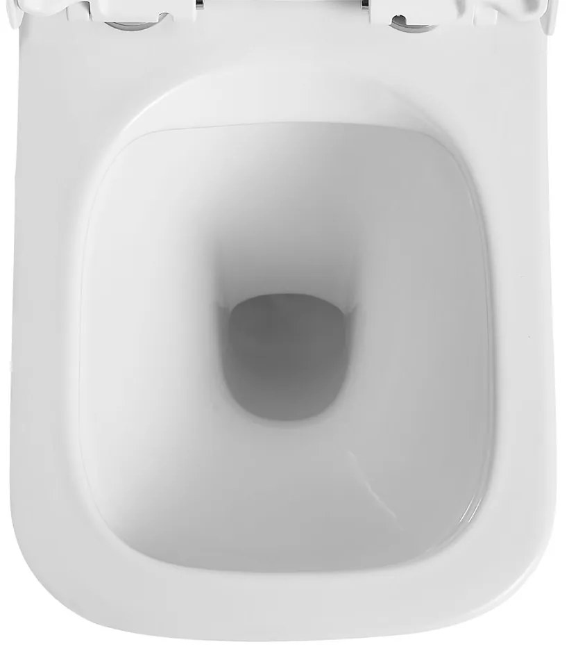 Mereo Mereo, WC závěsné kapotované, RIMLESS, 490x340x350, keramické, vč. sedátka, VSD83S