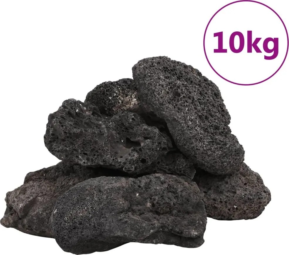 vidaXL Sopečné kameny 10 kg 10–30 cm [155323] Barva: Červená