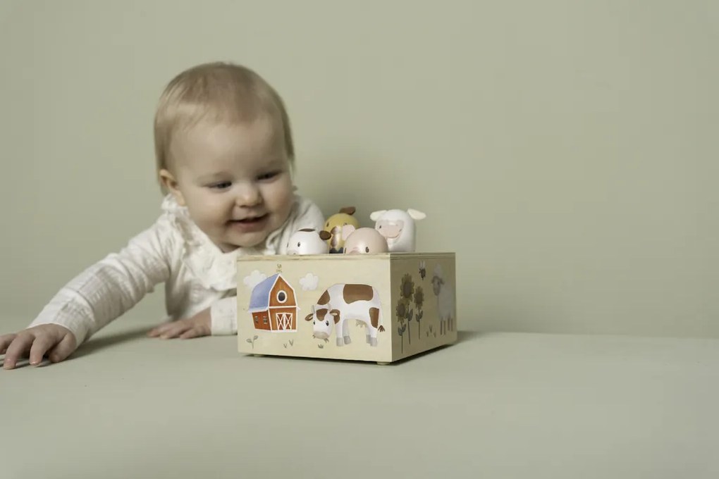 Little Dutch Vyskakovací zvířátka se zvuky Farma