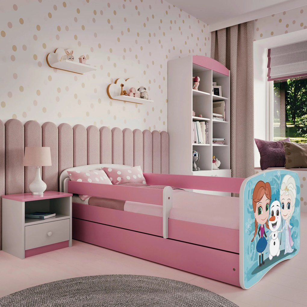 XXXLutz POSTEL PRO DĚTI A MLÁDEŽ 80/160 cm, bílá, pink MID.YOU - Dětské pokoje sestavy - 002142000225