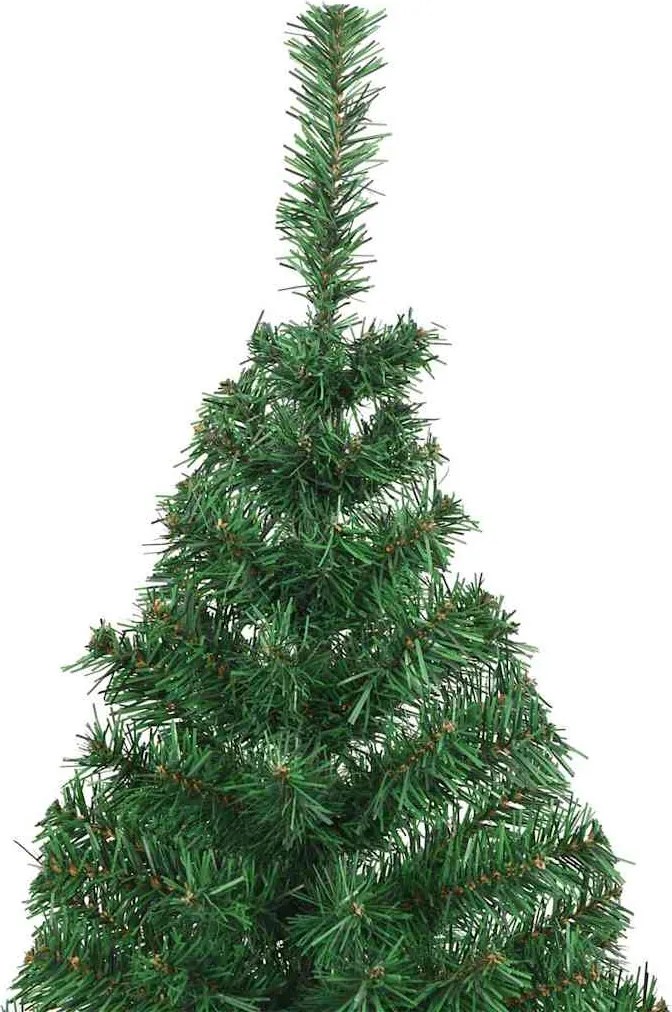 Umělý vánoční stromek s hustými větvemi zelený 210 cm PVC 321036