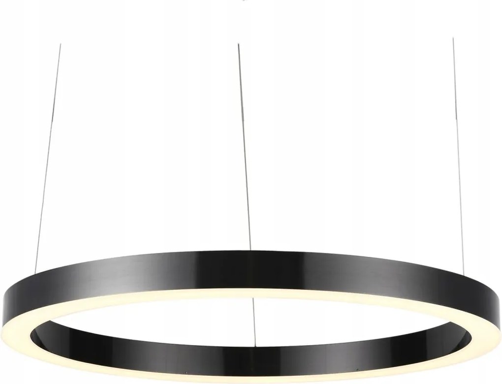 Závěsná lampa Circle 120 Led titanová kartáčovaná 120 cm