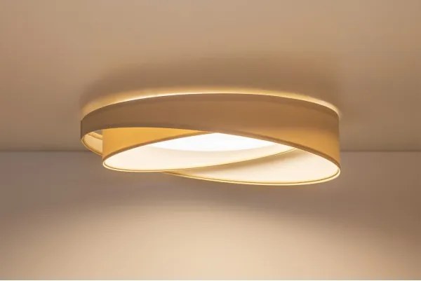LED Stropní svítidlo GALAXY MODERN LED/24W/230V pr. 55 cm krémová/bílá