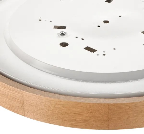 Brilagi - LED Stropní svítidlo CARVALHO 3xE27/15W/230V dub pr. 47,5 cm