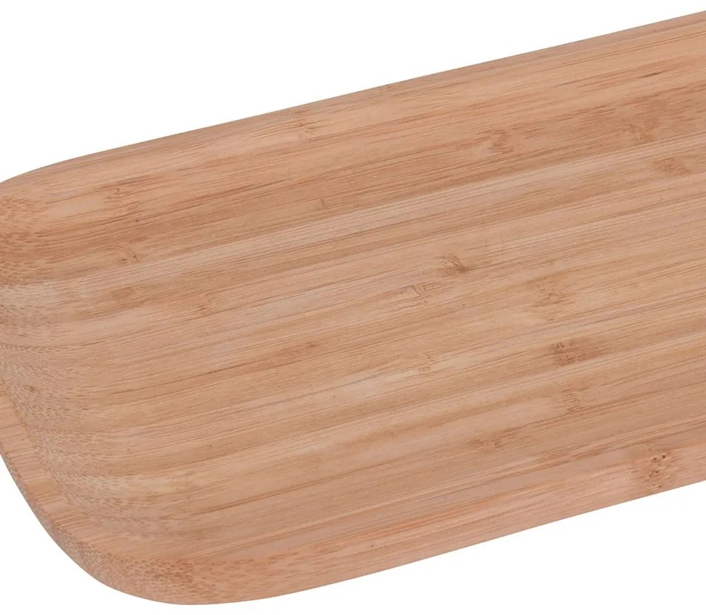 Dřevěný servírovací tác Pate, 25x13 cm