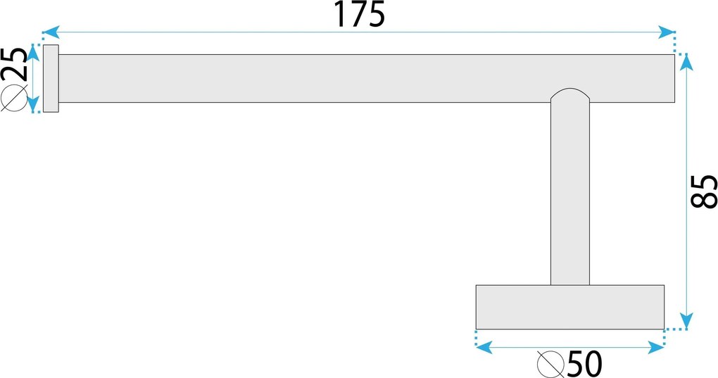Držák na toaletní papír REA MODERN 6611 měď