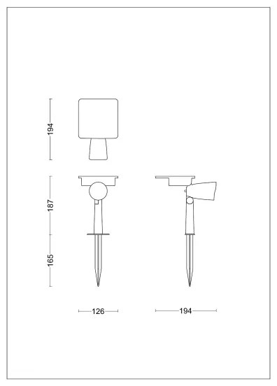 Philips - LED Solární bodové svítidlo ASHLYN LED/1,4W/3,7V 2700K IP44