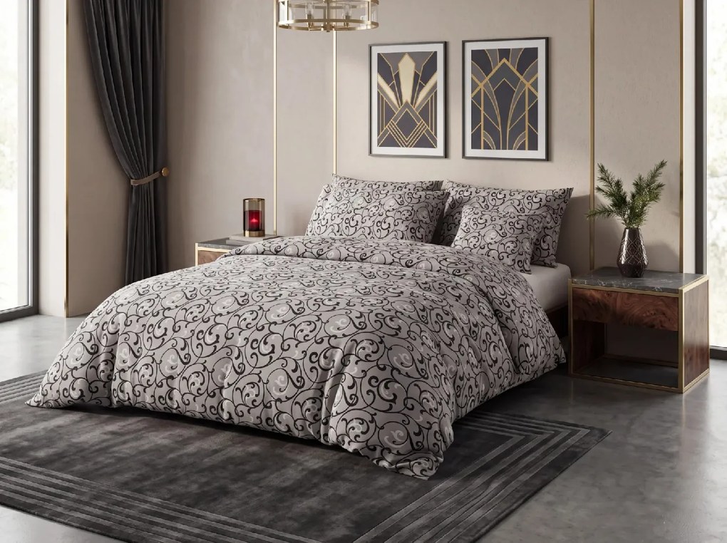 Bavlněné povlečení ORIENT BLEND šedé Rozměr povlečení: 70 x 90 cm | 140 x 200 cm