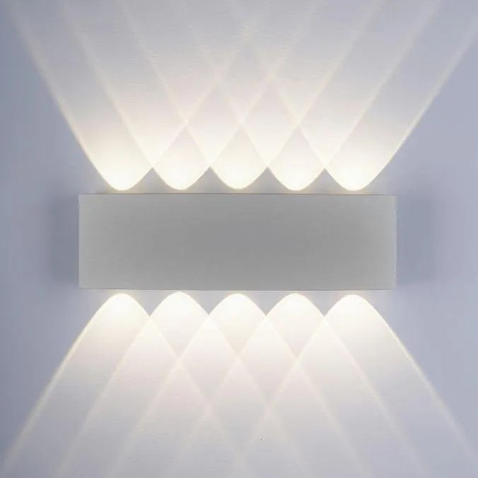 PN 9489-21 CARLO LED nástěnné svítidlo, venkovní osvětlení, stříbrná 3000K - PAUL NEUHAUS