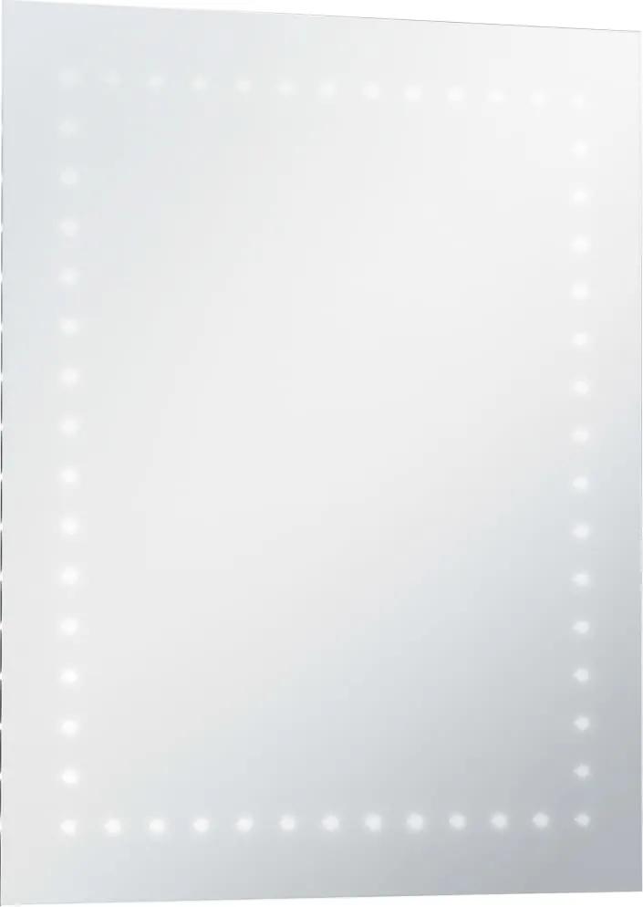 vidaXL Koupelnové nástěnné zrcadlo s LED osvětlením 50 x 60 cm [144711]