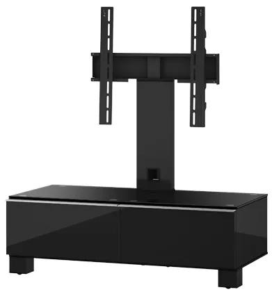Moderní TV stolek Sonorous MD 8095 (černý) + HODINKY, SLUCHÁTKA