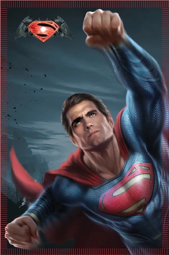 STAMION Fleecová / fleece deka Batman vs. Superman Superman 100x140