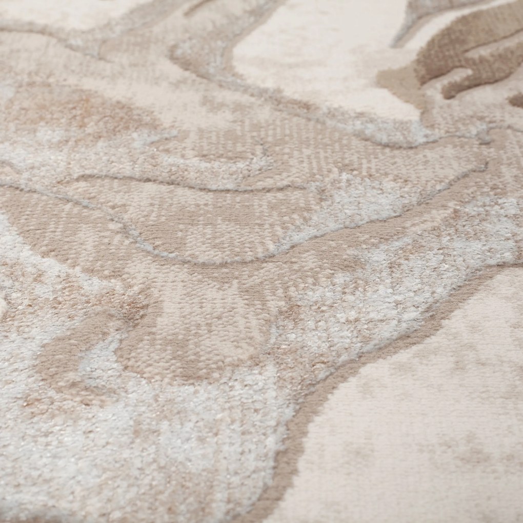 Flair Rugs, Běhoun Eris Marbled Natural, 80x300, béžová, chodba / předsíň