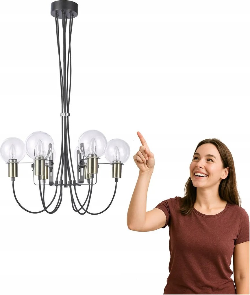 Závěsná lampa Gianni MD16096-6B Italux