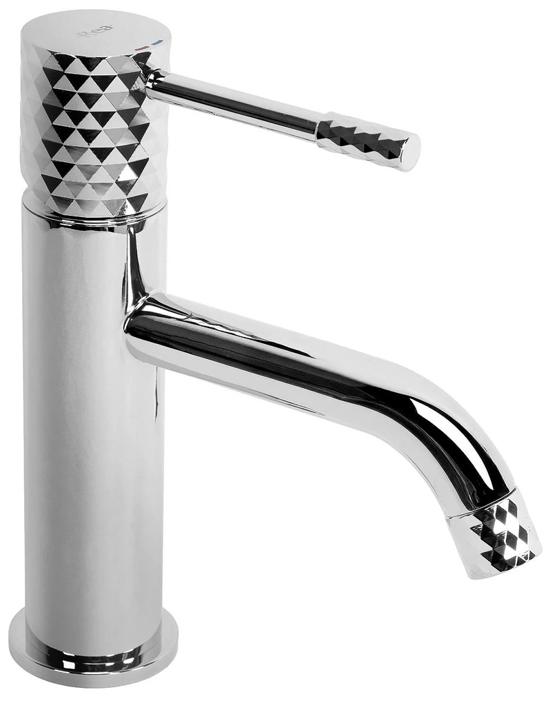 Rea Lungo Diamond, umyvadlová baterie h-185, chromová, REA-B4635