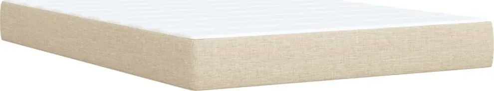 vidaXL Box spring postel s matrací 140x200 cm textil [3285137] Barva: Černá