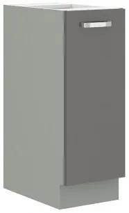 FALCO Kuchyňská skříňka Garid 30 D CARGO BB šedý lesk/šedá 9619