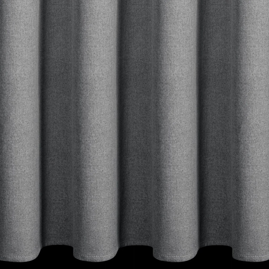 ZATEMŇOVACÍ ZÁVĚS (100%) NA PÁSCE ZOEY 140X270 CM ŠEDÝ