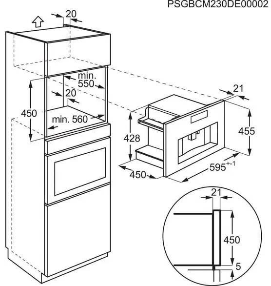 Electrolux KBC85Z Vestavný kávovar