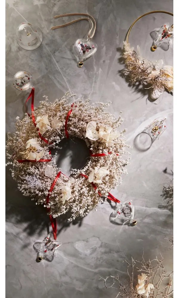 Skleněná ručně foukaná vánoční koule ø 6,5 cm Ann-Sofi Romme Annual Christmas Bauble – Holmegaard