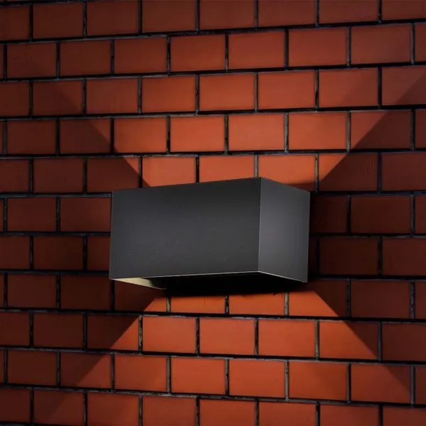 LED Venkovní nástěnné svítidlo LED/24W/230V 4000K IP65 černá