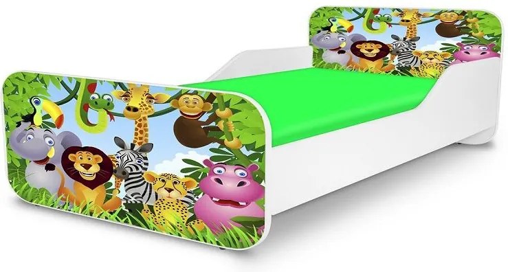 Dětská postel - Madagaskar - small kwadra - 180 x 80 cm