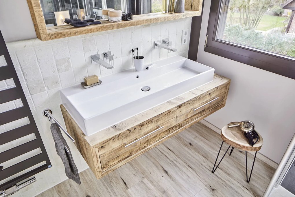 Hansgrohe Metropol, páková umyvadlová baterie pod omítku, 2-otvorová instalace, chromová, 74526000