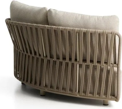 Béžová/taupe zahradní modulární pohovka 167 cm Osani – Kave Home