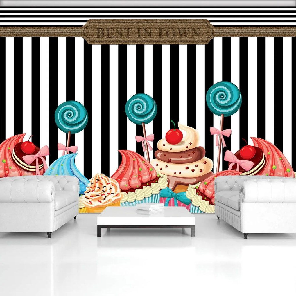 Fototapeta - Cupcake (254x184 cm)